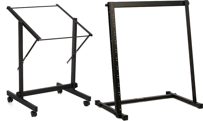 Hosa RMT-152 12U Rolling Studio Rack with Adjustable Tilt | Reverb