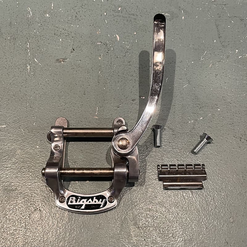 Bigsby B5 w/vibramate Mounting Plate and Spoiler - Nickel | Reverb