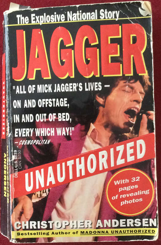 Jagger Unauthorized by Christopher Andersen (1994, Mass | Reverb