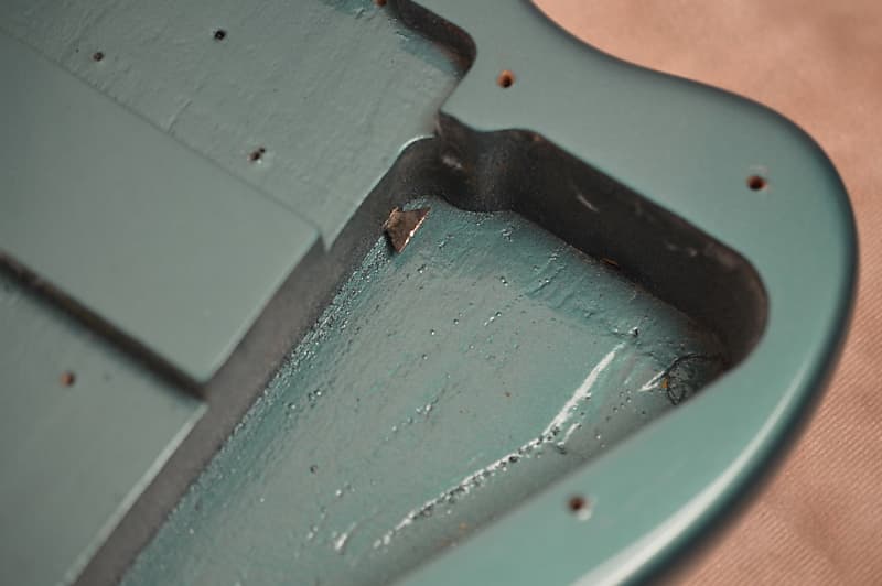 Vintage 1966 Fender Jazzmaster Body, Killer Refin with Racing | Reverb