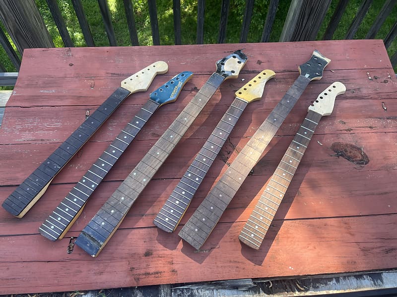 (6) Project Lot of Guitar/Bass Necks | Reverb