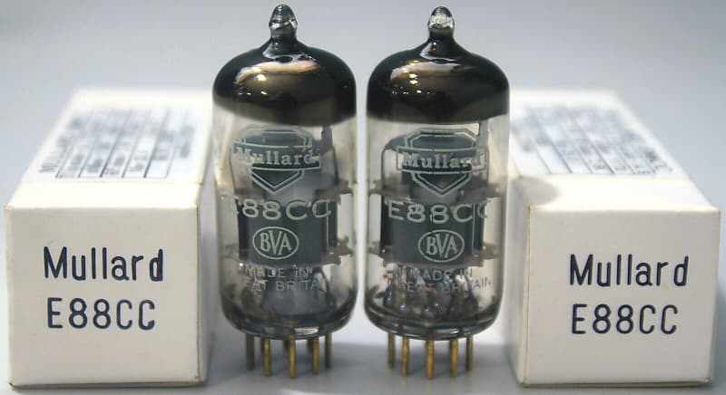 1MP E88CC MULLARD Gold Pin Made in Gt. Britain Amplitrex | Reverb