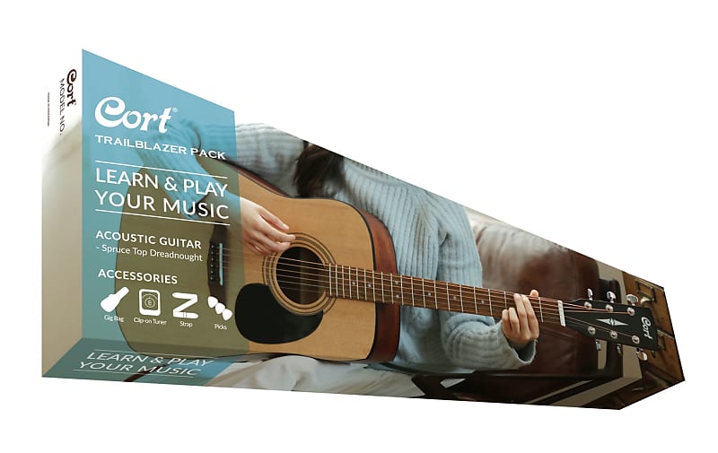 Cort CAP10OP Trailblazer Acoustic Guitar Pack | Reverb