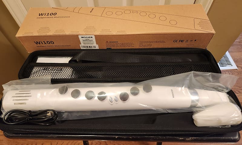 MOOER WI100 Digital Wind Instrument White MINT CONDITION | Reverb