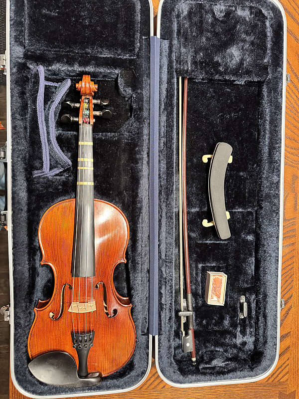 Snow SV200 Violin with Hard Case and Accessories | Reverb