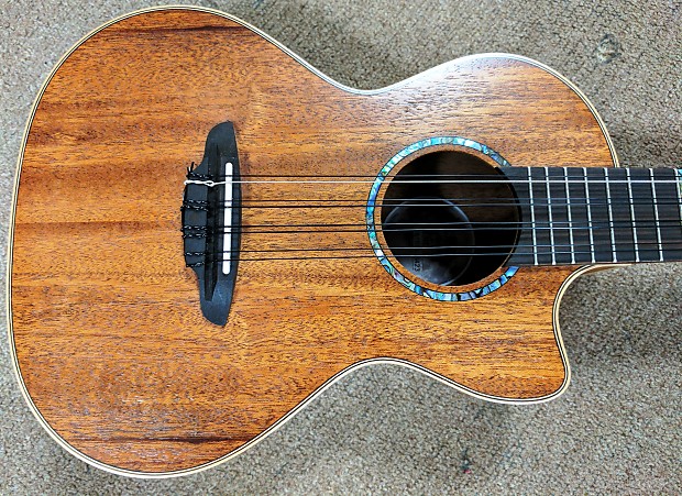 Luna Guitars Uke HTT 8, Ukulele High Tide Tenor 8 String | Reverb