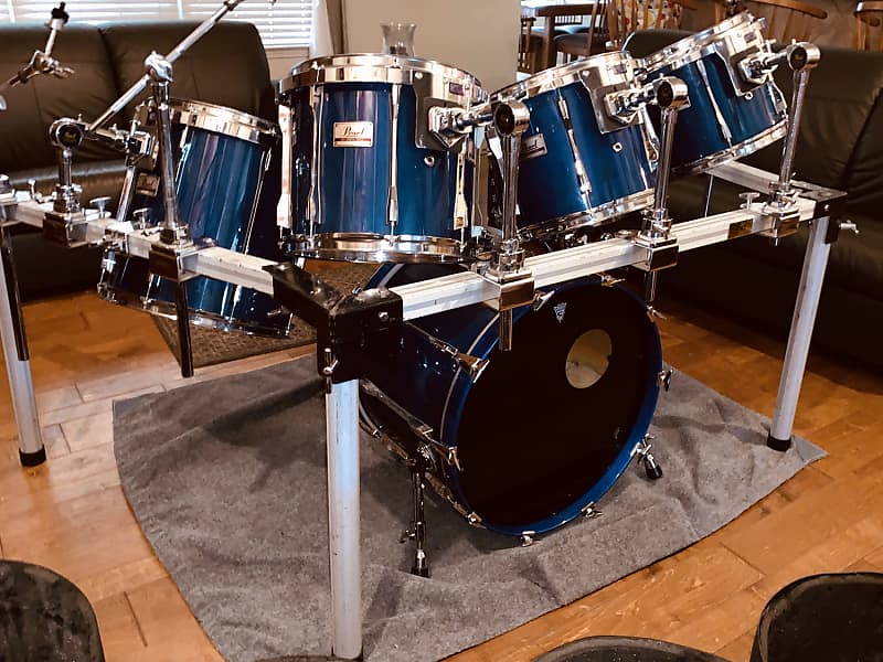 Pearl MLX Prestige Custom 1989 Sheer Blue | Reverb
