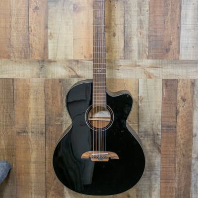 Alvarez ABT60CE-8BK 8-String Baritone Black Acoustic Electric | Reverb