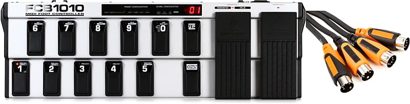 Behringer MIDI Foot Controller FCB1010 Bundle with Roland | Reverb