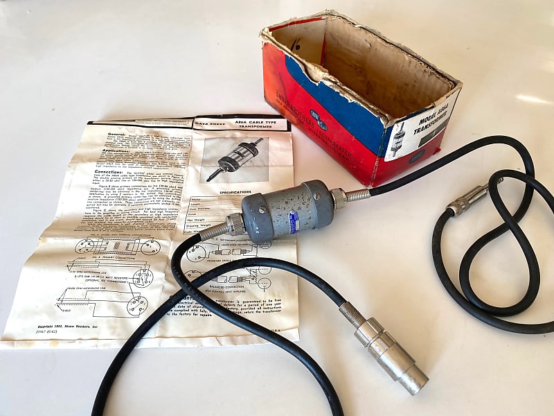 Original 1951 Shure Brothers A86A Vintage Line transformer in | Reverb