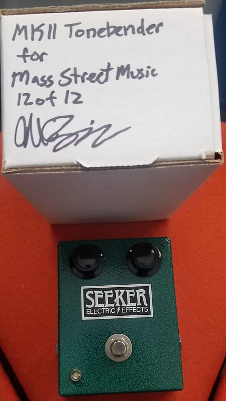 Seeker Electric Effects MKII Tonebender 2022 Green | Reverb
