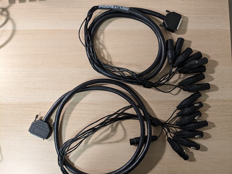 Pro Audio LA DB25 to XLR Snake Cables x 2 (Male + Female) | | Reverb