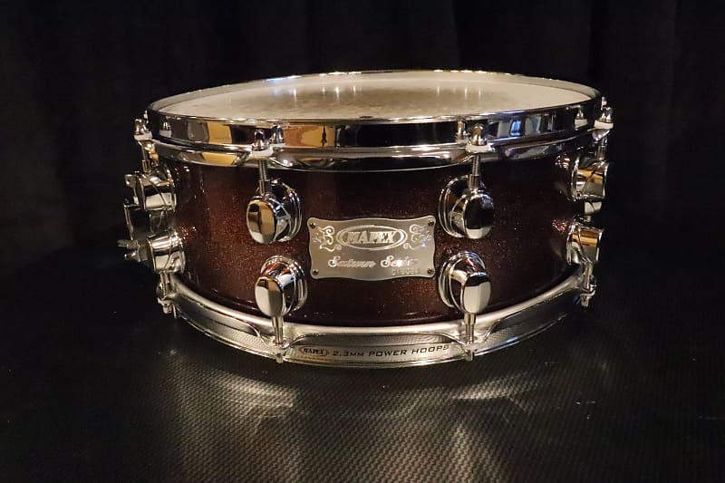 Mapex Saturn 5.5x14" Snare Drum Root Beer Burst | Reverb