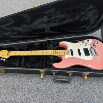 Schecter Super Strat HSS 1986 - Pink | Reverb