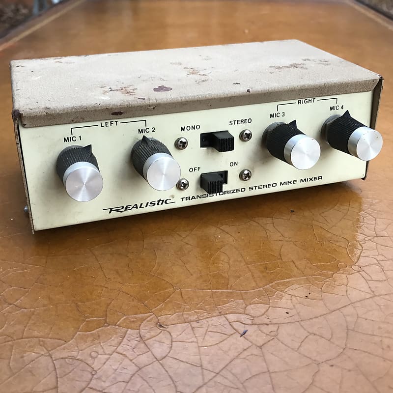 Realistic Transistorized Stereo Mike Mixer | Reverb