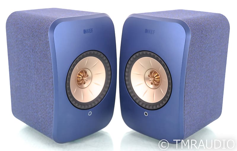 KEF LSX II Powered Wireless Bookshelf Speakers; WiFi; Google; | Reverb