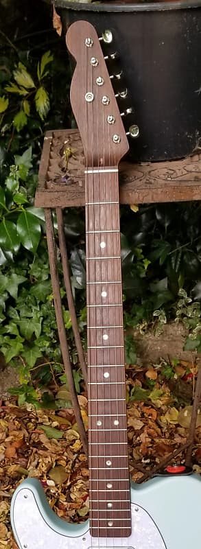 Warmoth Telecaster Indian Rosewood Neck, Abalone Inlays, | Reverb UK