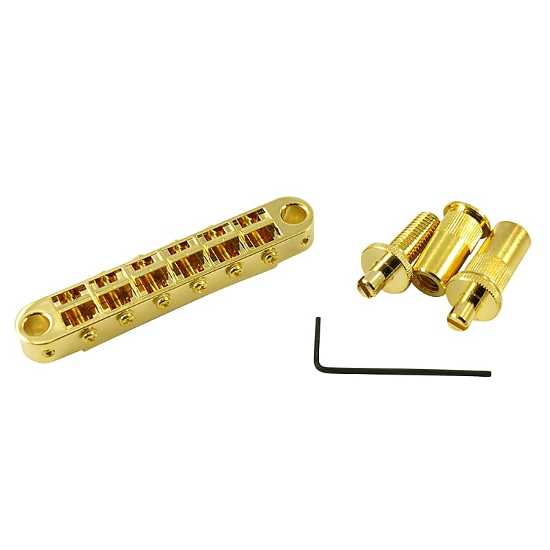 TonePros Metric Tune-O-Matic Bridge With Large Posts And | Reverb