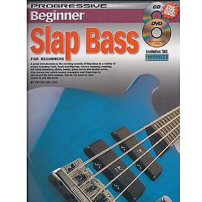 How To Play Guitar Slap Bass Electric Guitar Tutor Book | Reverb