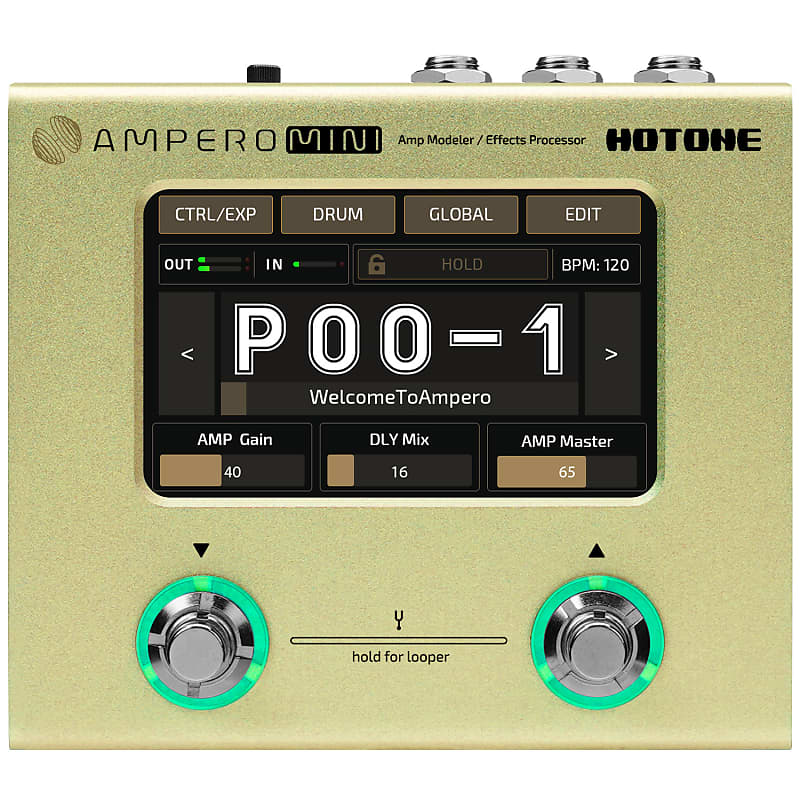 Mint Hotone Ampero Mini Guitar Amp Modeler & Effects | Reverb