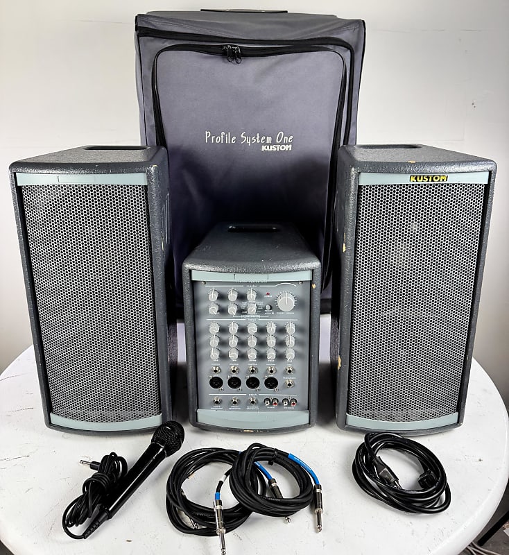 Kustom Profile System One 5 Channel Powered PA Speaker System | Reverb