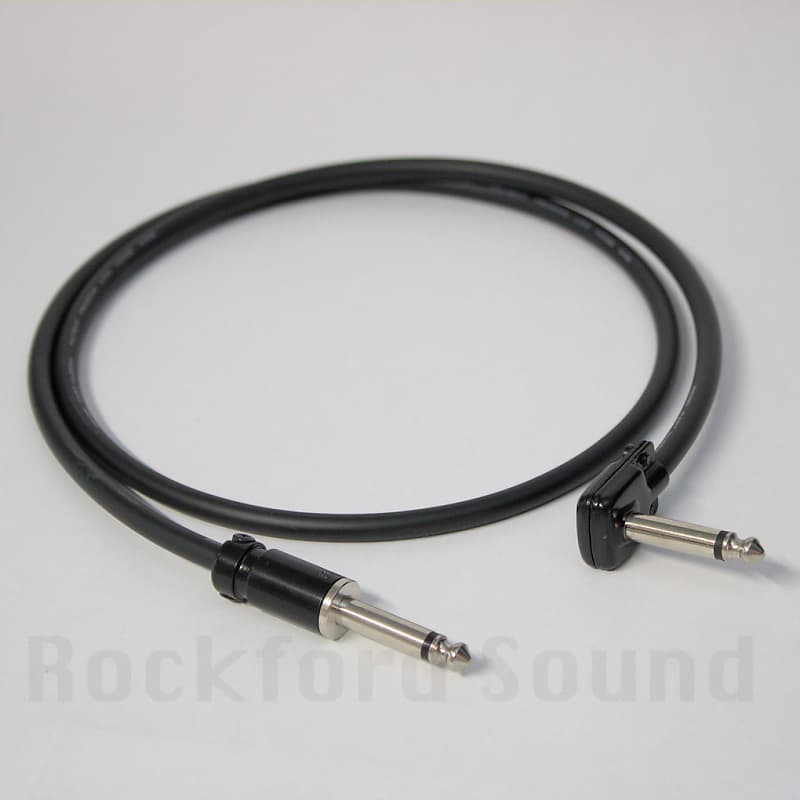 Mogami W2524 Patch Cable | 3 foot | Right Angle to Straight | Reverb