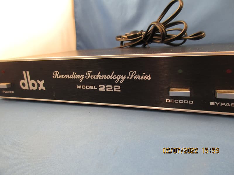DBX Model 222 Type II Tape Noise Reduction System | Reverb