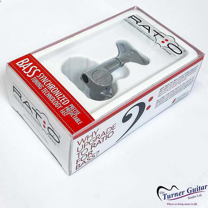 Graph Tech Ratio 4-String Bass Machine Heads- 2 + 2 - Y-Style | Reverb