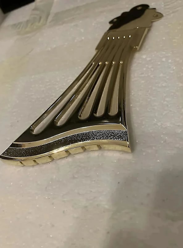 Hollow Body Archtop Guitar Tailpiece Trapeze in Gold | Reverb UK