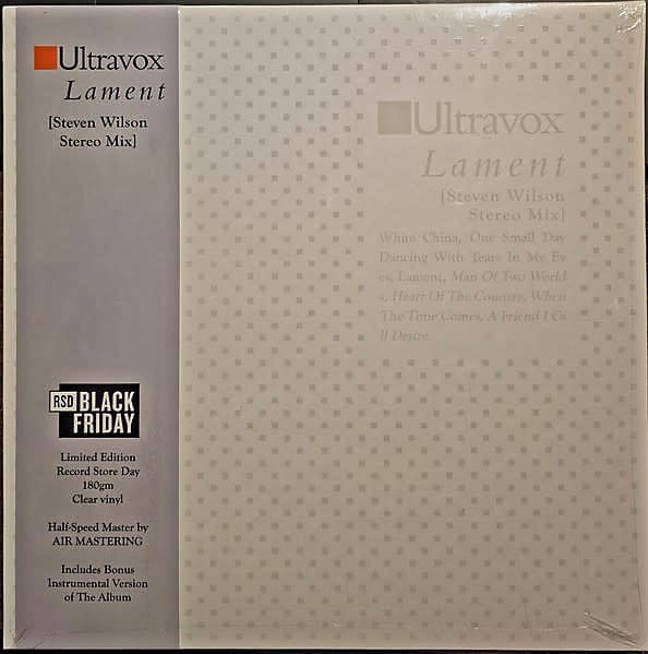 NEW Ultravox – Lament (Steven Wilson Stereo Mix)-LP-Limited | Reverb