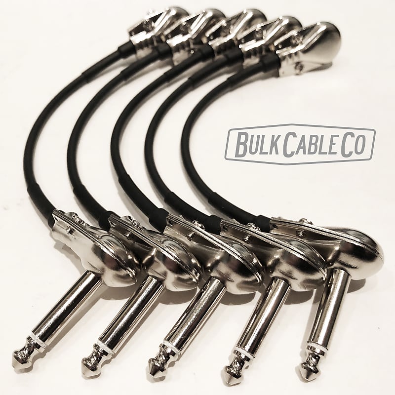 6" Pedal Board Patch Cable - 5 Pack - George L's .155 - | Reverb