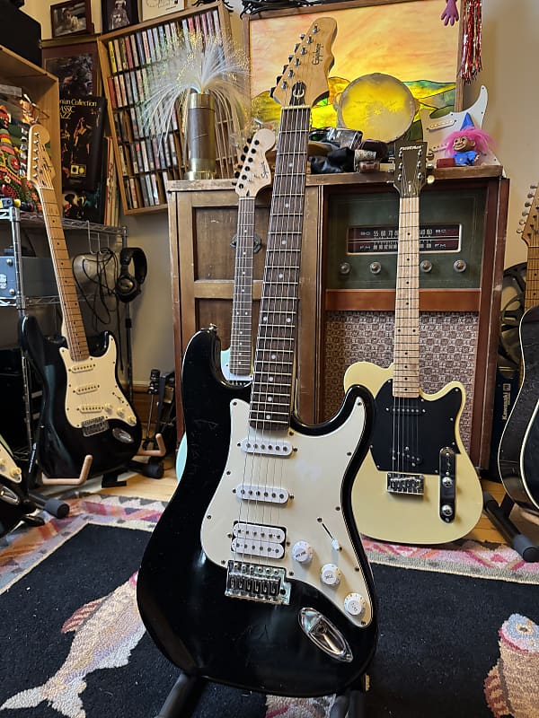 Epiphone Bat Wing Stratocaster 1980s - Black | Reverb