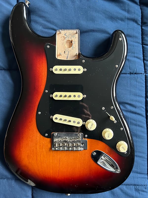 Fender Partscaster - Complete Body 2023 - Sunburst - Gloss | Reverb