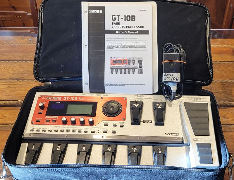Boss GT-10B Bass Effects Processor 2010s - Silver | Reverb Canada