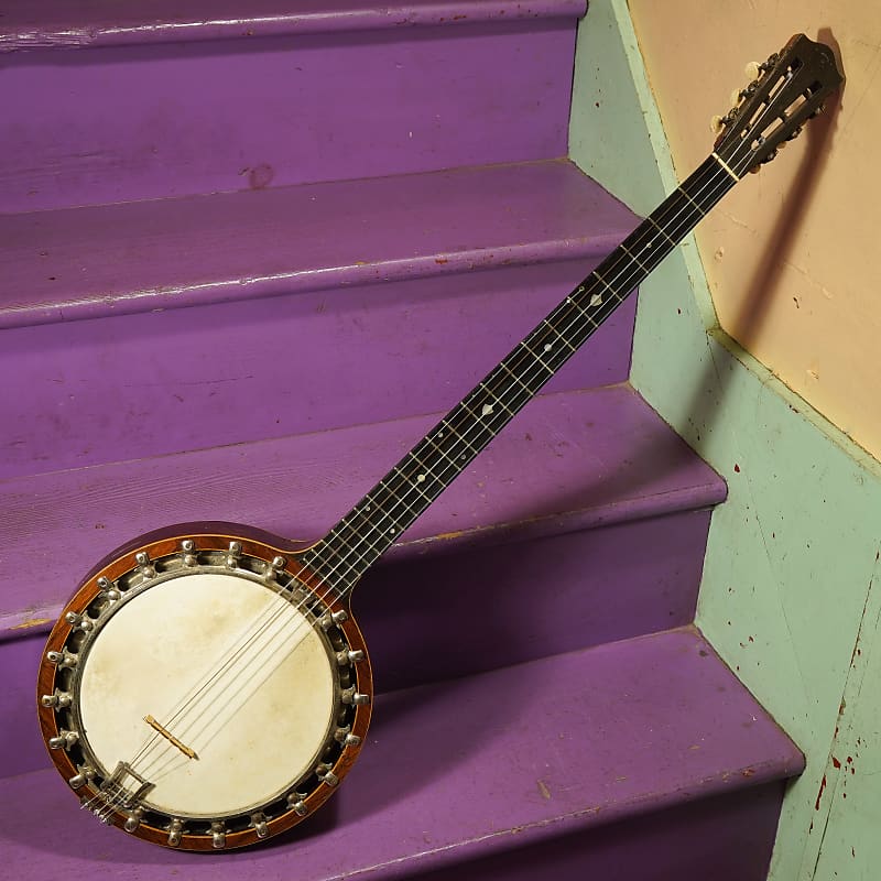 1900s Windsor Model 5 Zither 5-String Banjo UK-Made (VIDEO! | Reverb