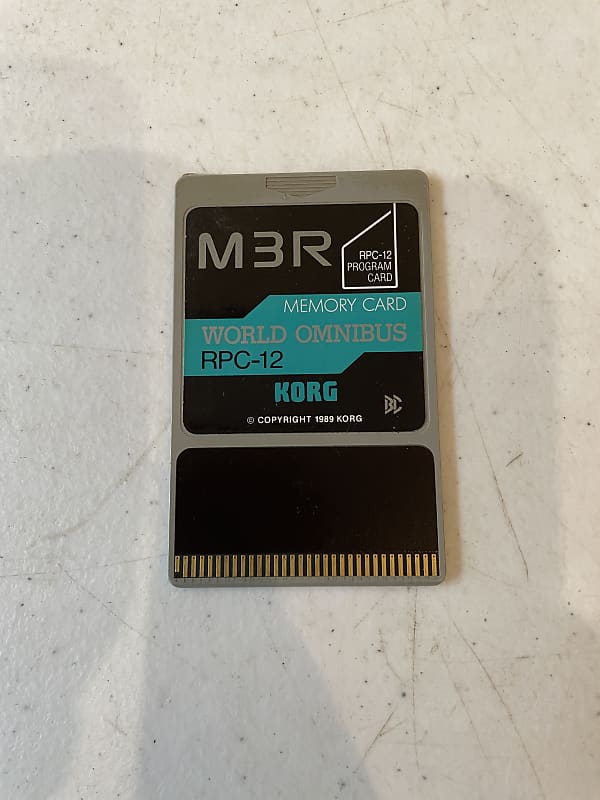 Korg RPC-12 World Omnibus card | Reverb