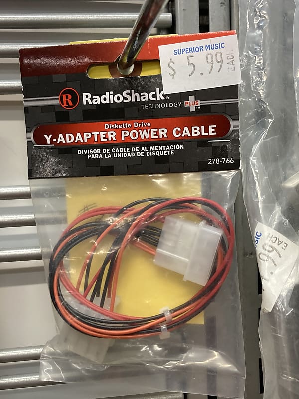 Radio Shack Y-Adapter power cable | Reverb