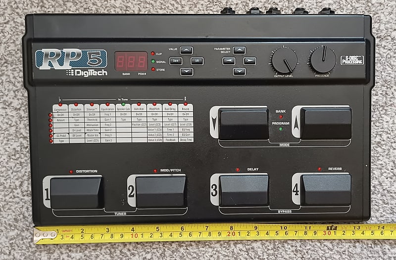 DigiTech RP5 1995 - Black | Reverb