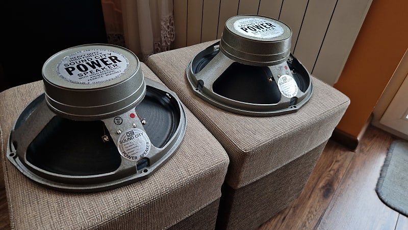 1972 FANE speakers , Dallas Arbiter/ Hiwatt/ Sound City | Reverb