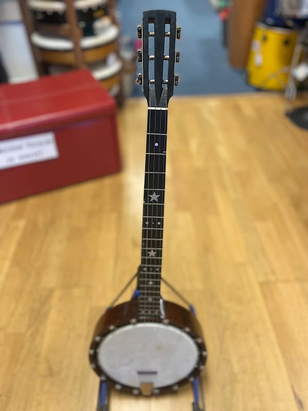Bacon 5-String Zither Banjo, Set Up & New Head | Reverb