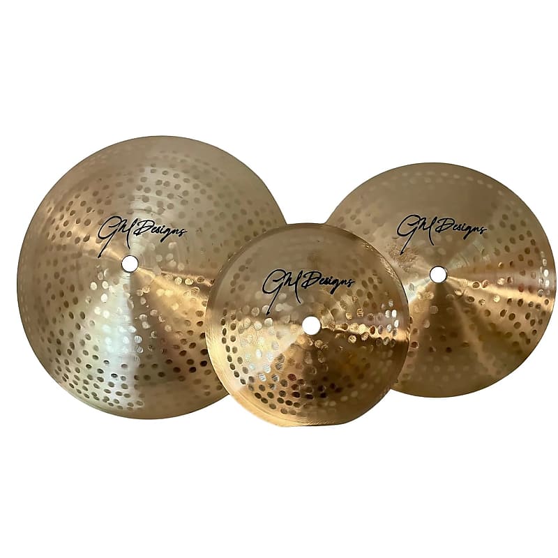 6", 8", 10" GM Designs LATHED/THIN Cup Chime Cymbal SET - A | Reverb