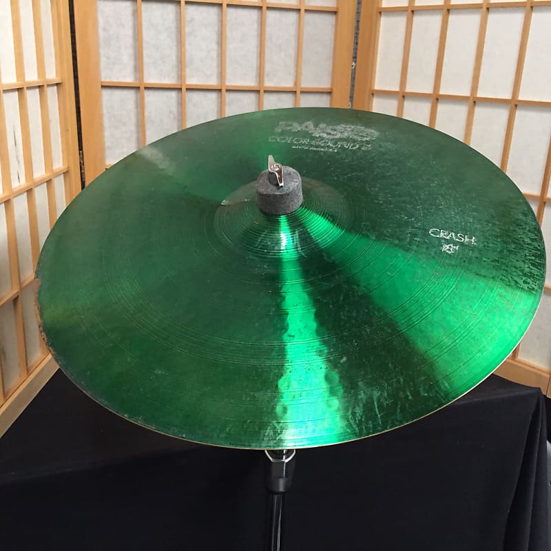 Paiste 18" Color Sound 5 Crash Cymbal Green | Reverb