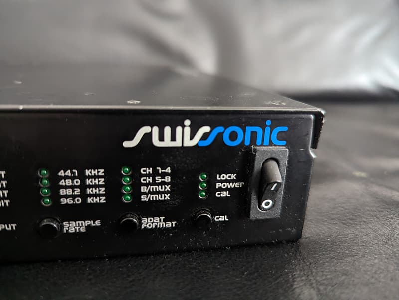 swissonic ad96 ad 96 24 bit adat lightpipe converter aes | Reverb