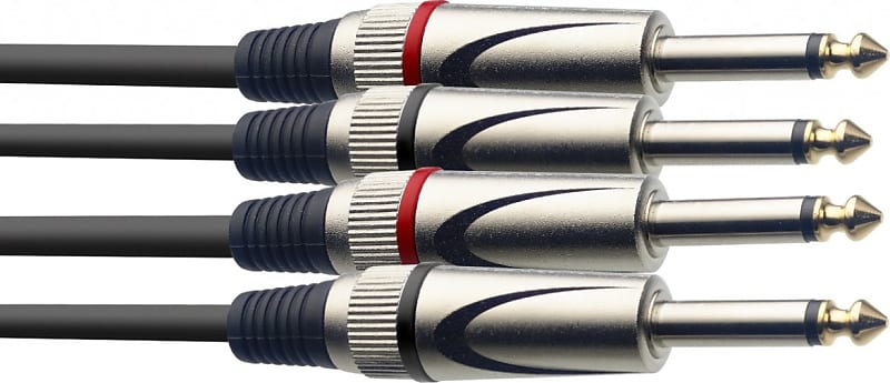 Twin cable, jack/jack (m/m), 3 m (10') | Reverb