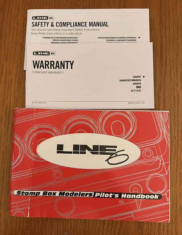 Line 6 Stomp Box Modelers, Owner's Manual | Reverb
