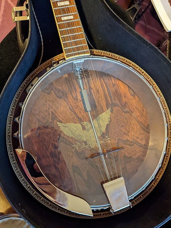 Cort BR460 Golden Eagle Resonator Banjo 1970s Vintage | Reverb