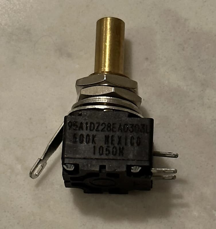 2 Pieces Bourns 95 Modern 500k Guitar Potentiometer Pot Solid | Reverb