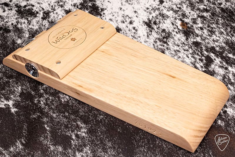 Wild Dog Silverback Stomp Box w/ Bamboo & Tambourine Jingles | Reverb