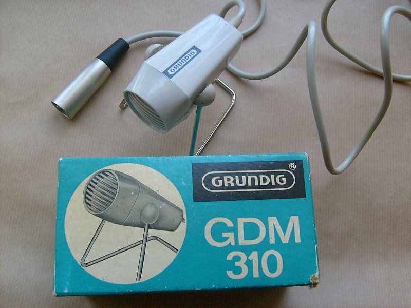 Grundig GDM 310 XLR Microphone Vintage | Reverb