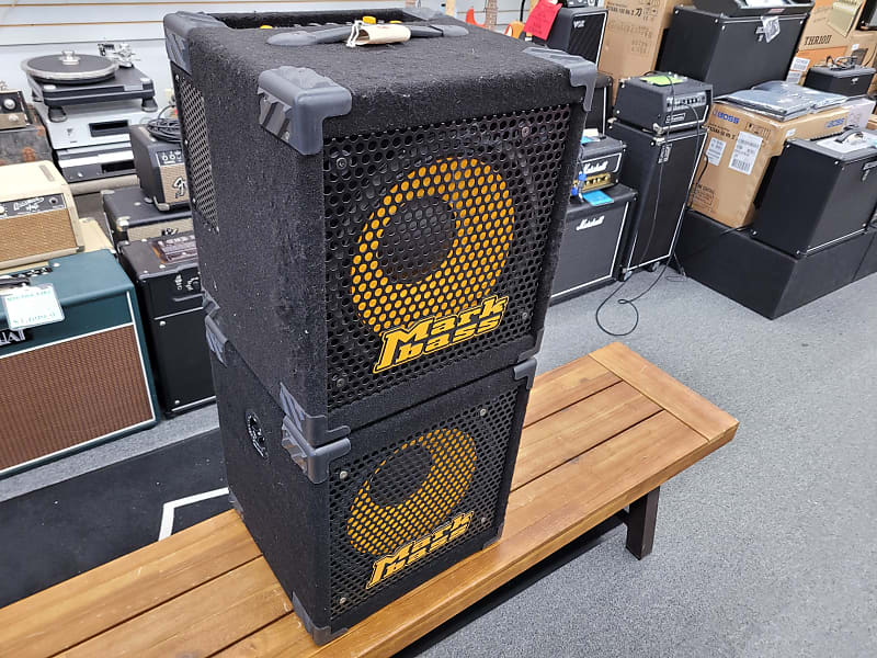 Markbass Combo Head II 2x12 Stack Black With Covers | Reverb